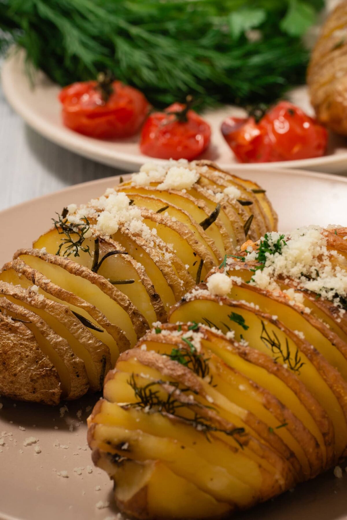 Papas asadas con Bacon y queso parmesano - Excusa Food
